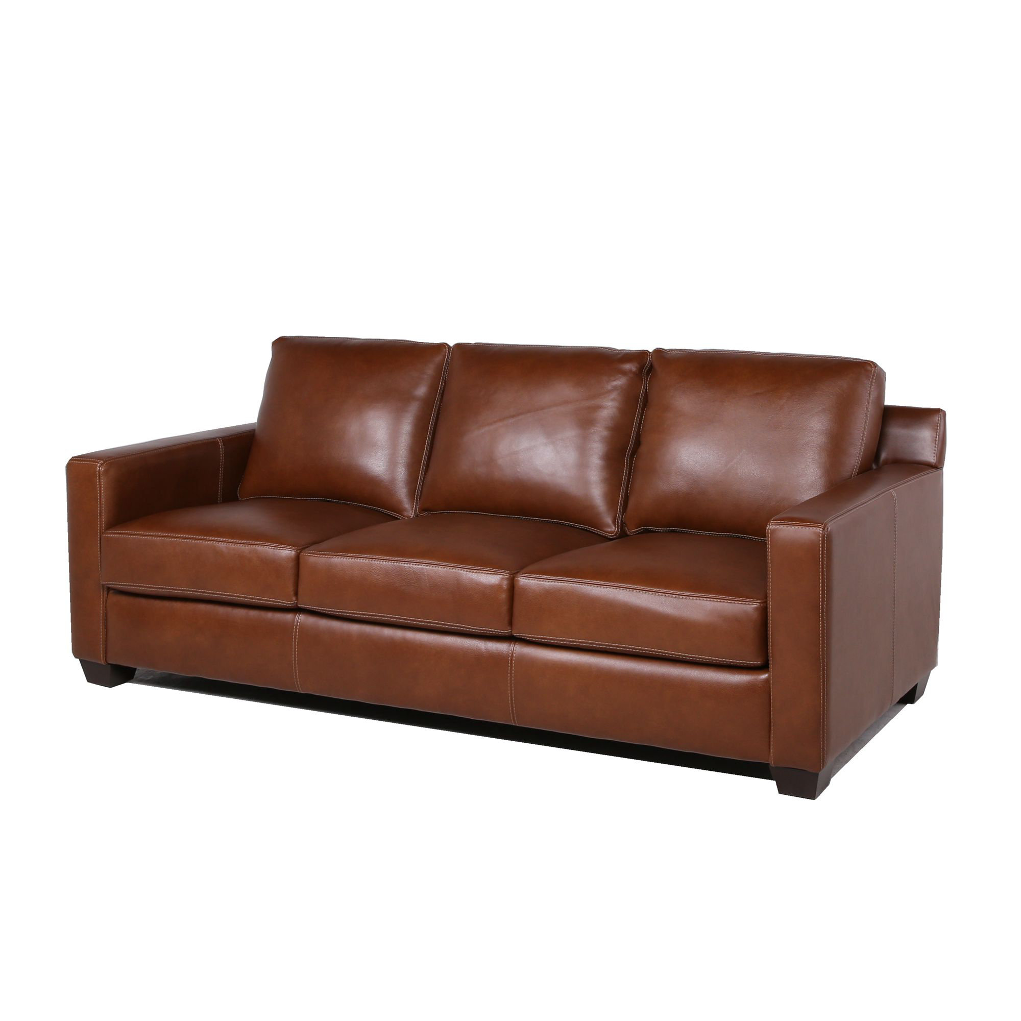 Birch Lane™ Covedale 83.5'' Leather Sofa & Reviews | Wayfair