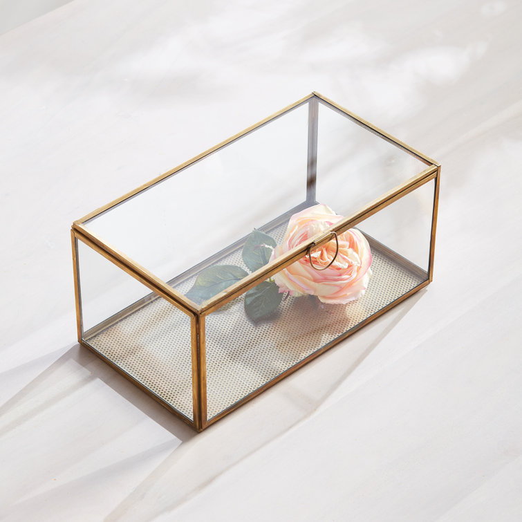 Wade Logan® Whobrey Glass Decorative Box | Wayfair