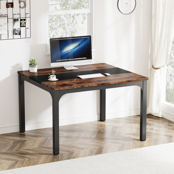 17 Stories Akul Extra Long Computer Desk, Large Workstation for Home ...