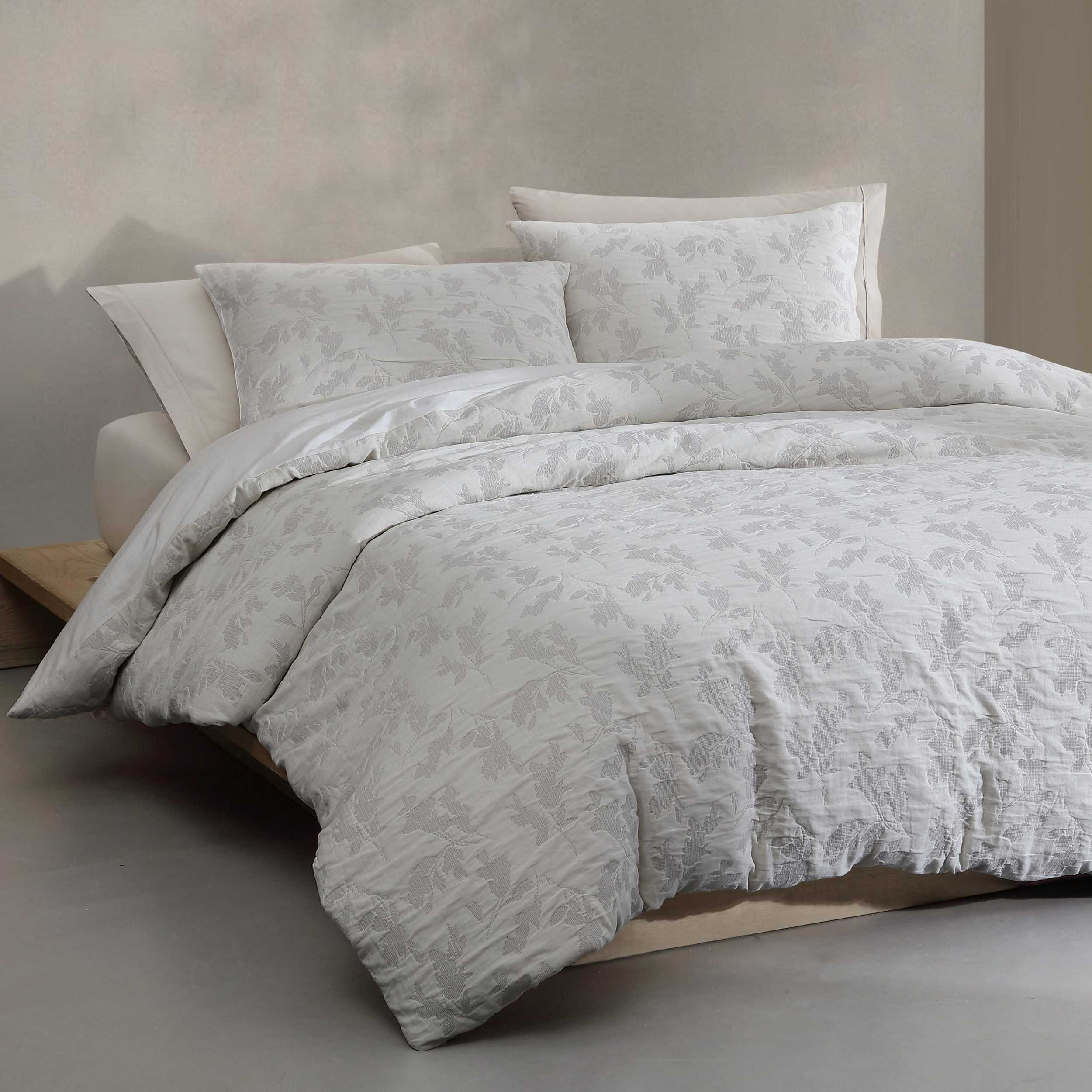 Calvin Klein Cascade Grey Cotton Comforter Set | Wayfair