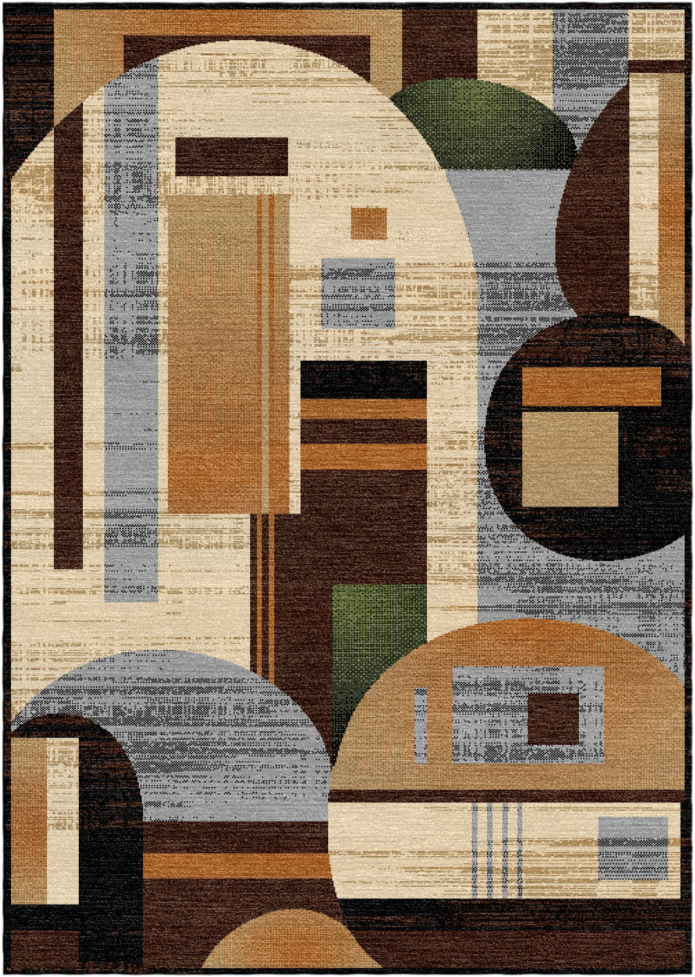 George Oliver Woven Trends Samson Area Rug Modern Persian Geometric ...