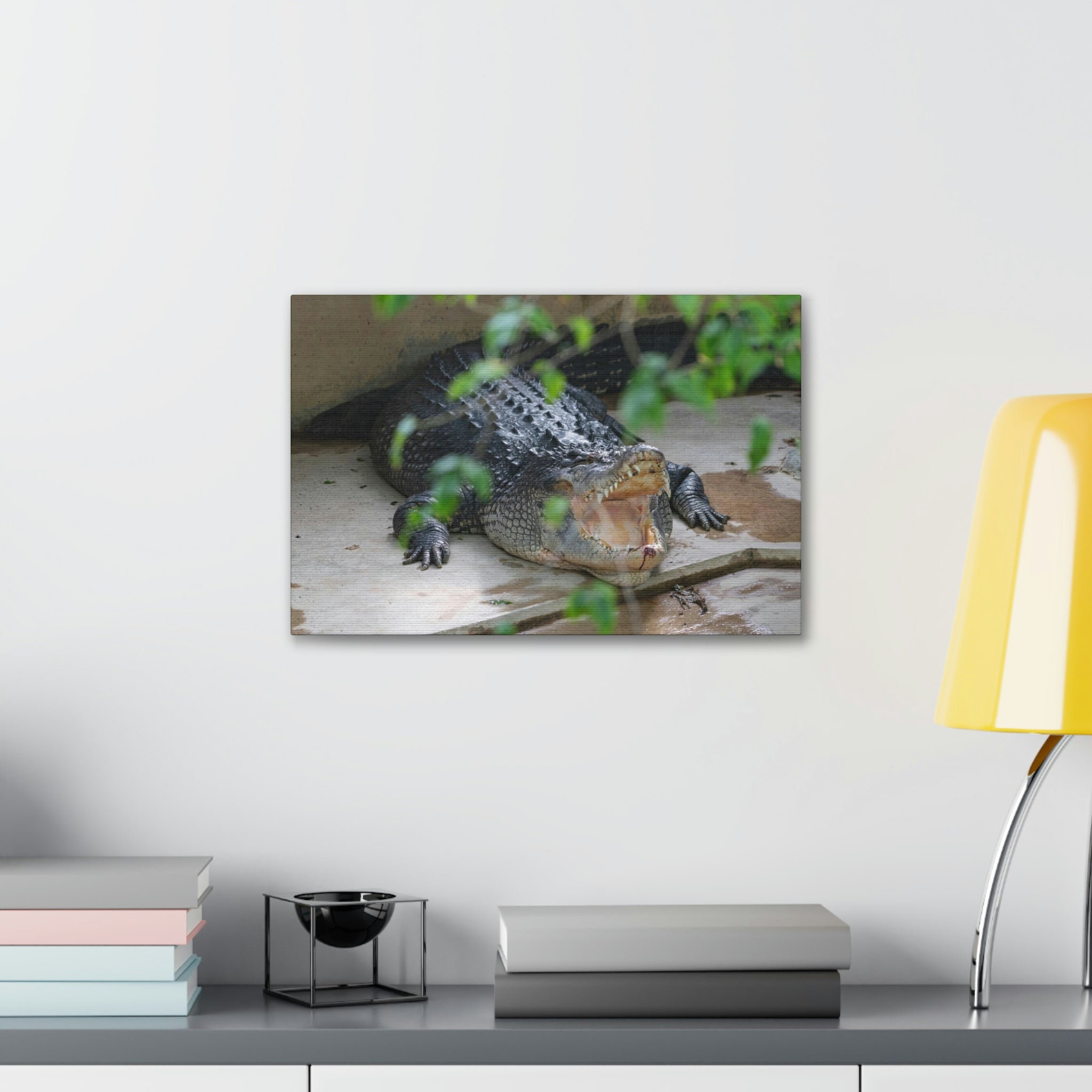 Ebern Designs Salt Water Alligator Hunting Salt Water Alligator on Hunt ...