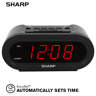 Sharp Digital Alarm Clock with Accuset, Automatic Smart Clock, Never ...