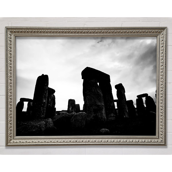 Bright Star Stonehenge B N W - Single Picture Frame Art Prints ...