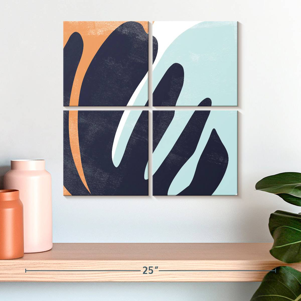 Wade Logan® Avery Bright Wave II | Wayfair