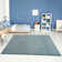 THE RUGS Myshaggy Collection Rugs Solid Design in Duck egg blue ...