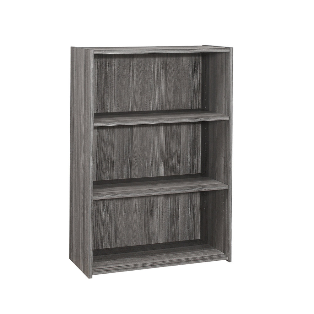 Latitude Run® Bookshelf Bookcase 6 Tier with 3 adjustable shelves and 2 ...