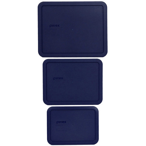 Pyrex 7212-PC Lid, 7211-PC Lid, And 7210-PC All Blue Bundle Lid | Wayfair