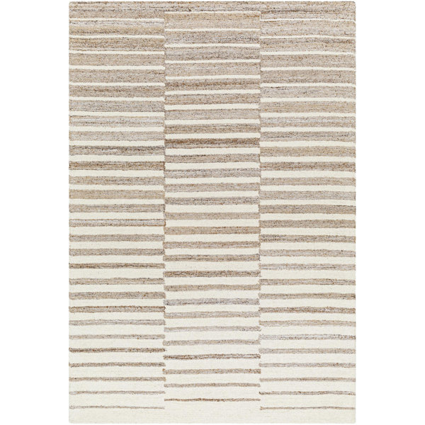 Sojourner Hand Tufted Beige/Light Brown Rug | Joss & Main