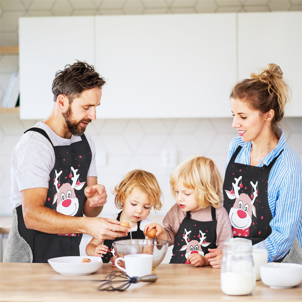 The Holiday Aisle® Professional Cooking Apron Parent-Child Apron BBQ ...