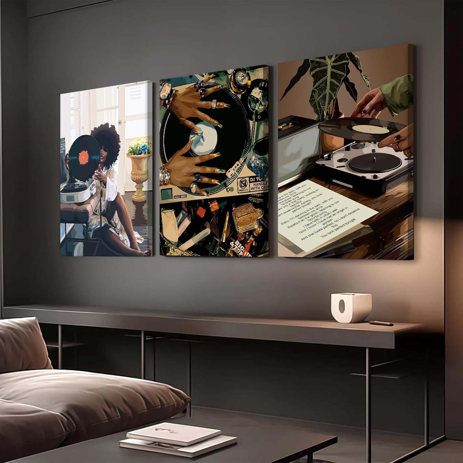 NEUTRALPOSTURE Black Woman Wall Art African American Women Canvas Wall ...