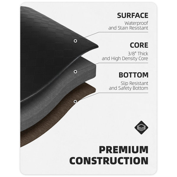 Prep & Savour Devarian Anti-Fatigue Non-Skid Kitchen Mat & Reviews ...