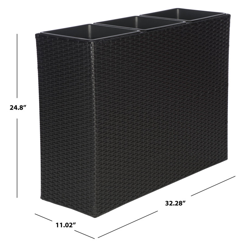 Latitude Run® Rita 1 - Piece Wicker Planter Box & Reviews | Wayfair