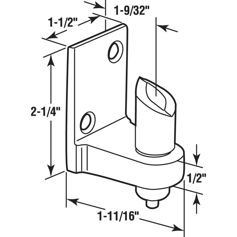 Prime-Line Bottom Pivot Hinge - Wayfair Canada