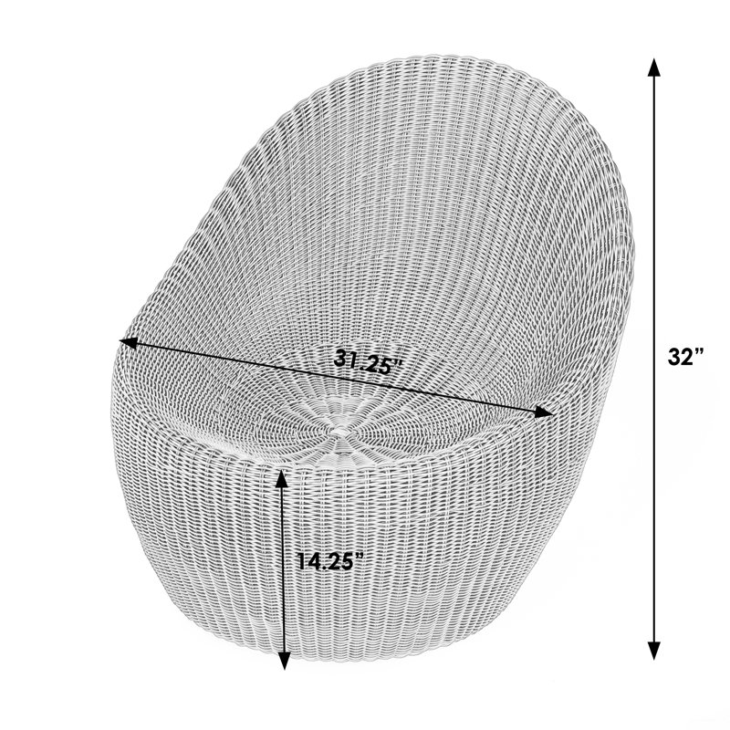 Butler Delmar Rattan Outdoor Nest Chair | Perigold