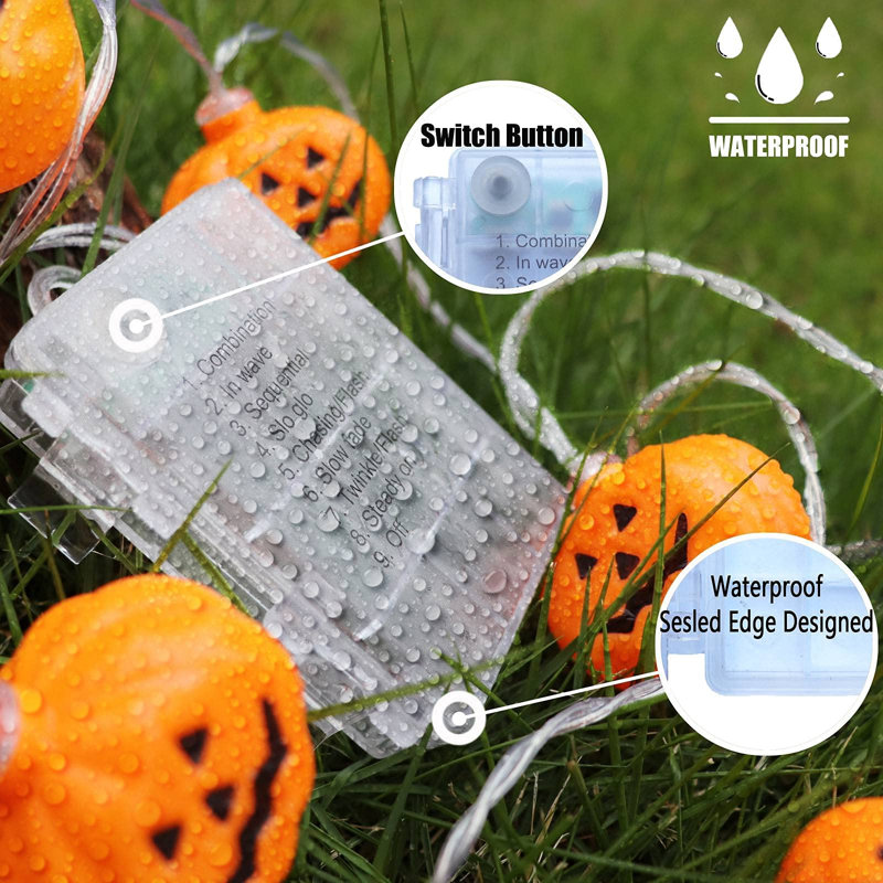 The Holiday Aisle® Karlianne 30 - Bulb 196.8'' Battery Powered LED ...