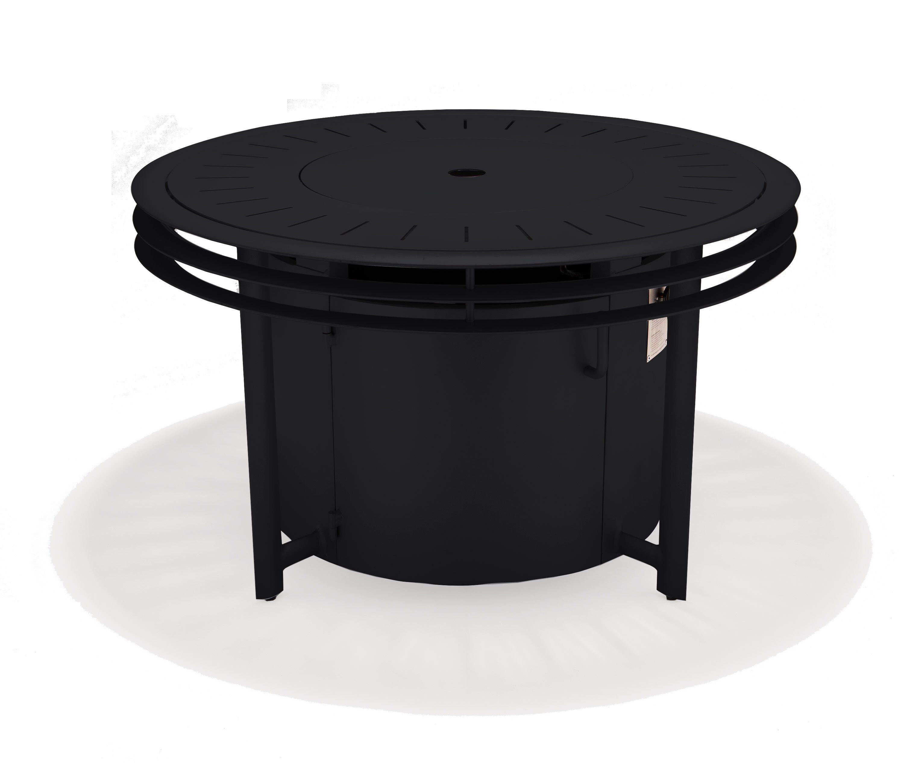 Winston Southern Cay Fire Tables 26.25'' H x 44'' W Aluminum Propane ...