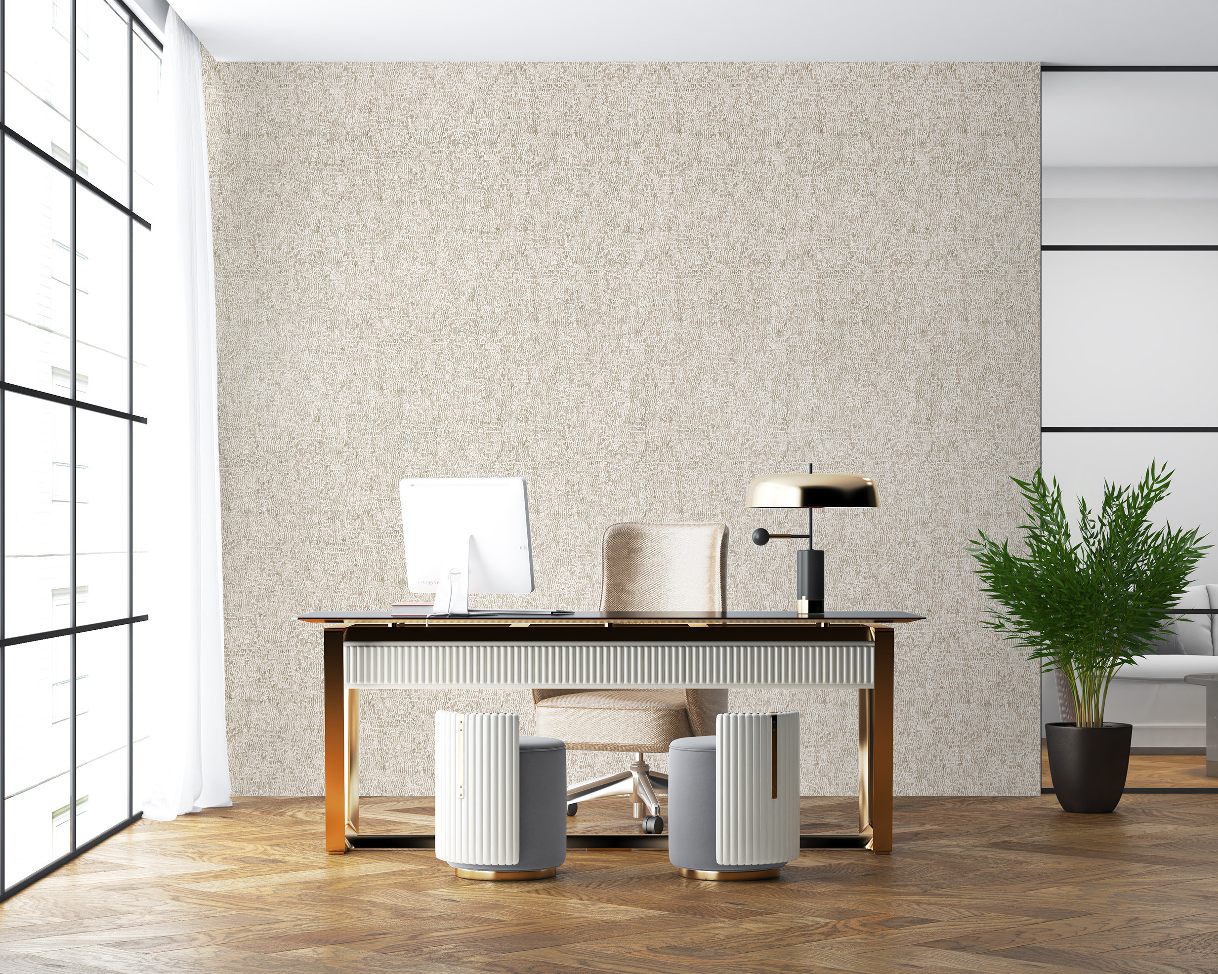 Galerie Wallcoverings Feel Glass Bead Alpine Reptile Design 33' L x 21 ...