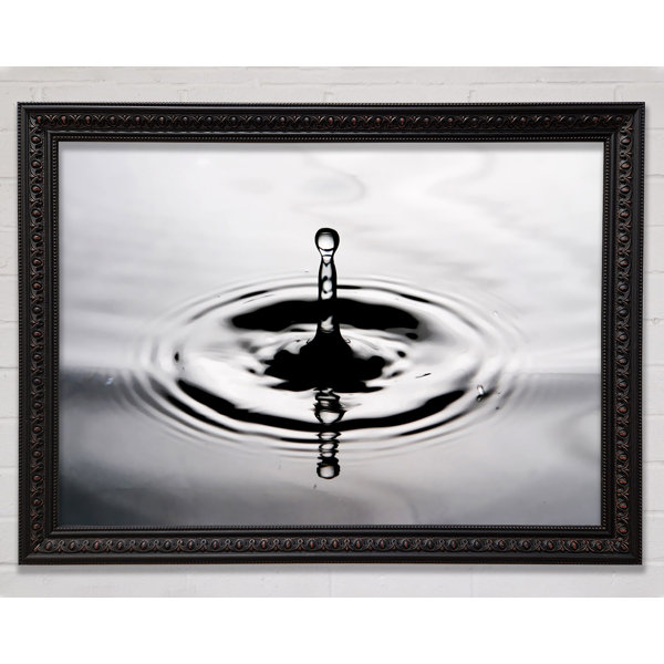Highland Dunes Grey Water Splash - Print | Wayfair.co.uk