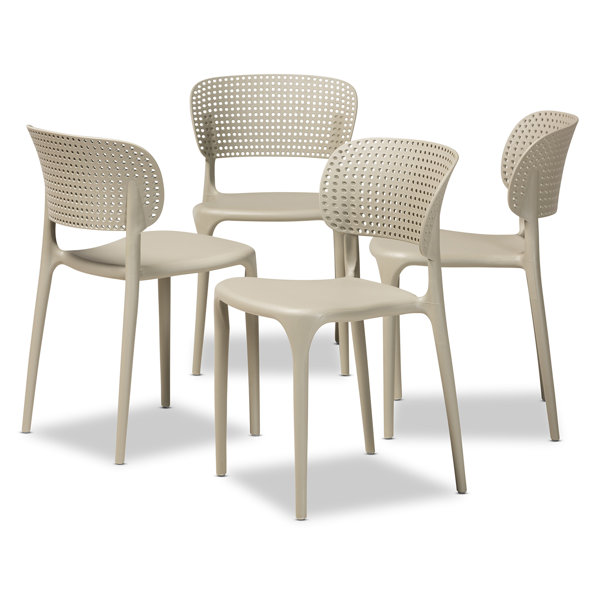George Oliver Cnut Stacking Side Chair - Wayfair Canada