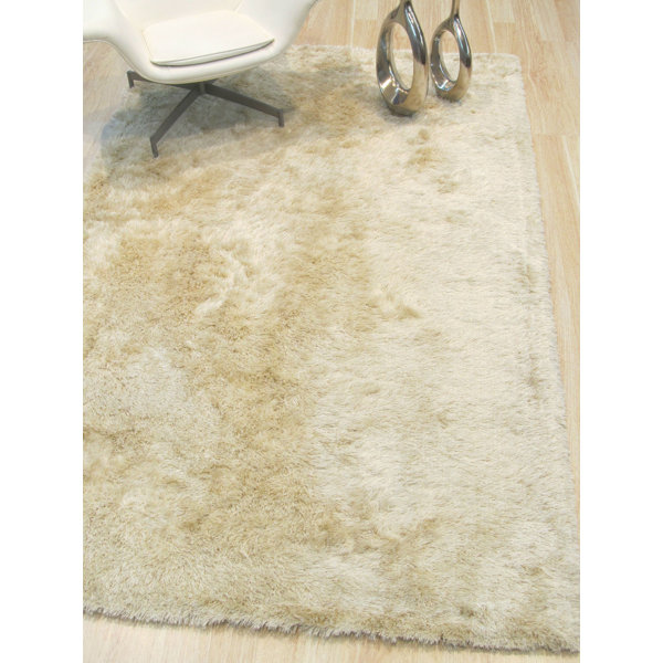 EORC London Shag Ivory Hand Tufted Rug & Reviews | Wayfair