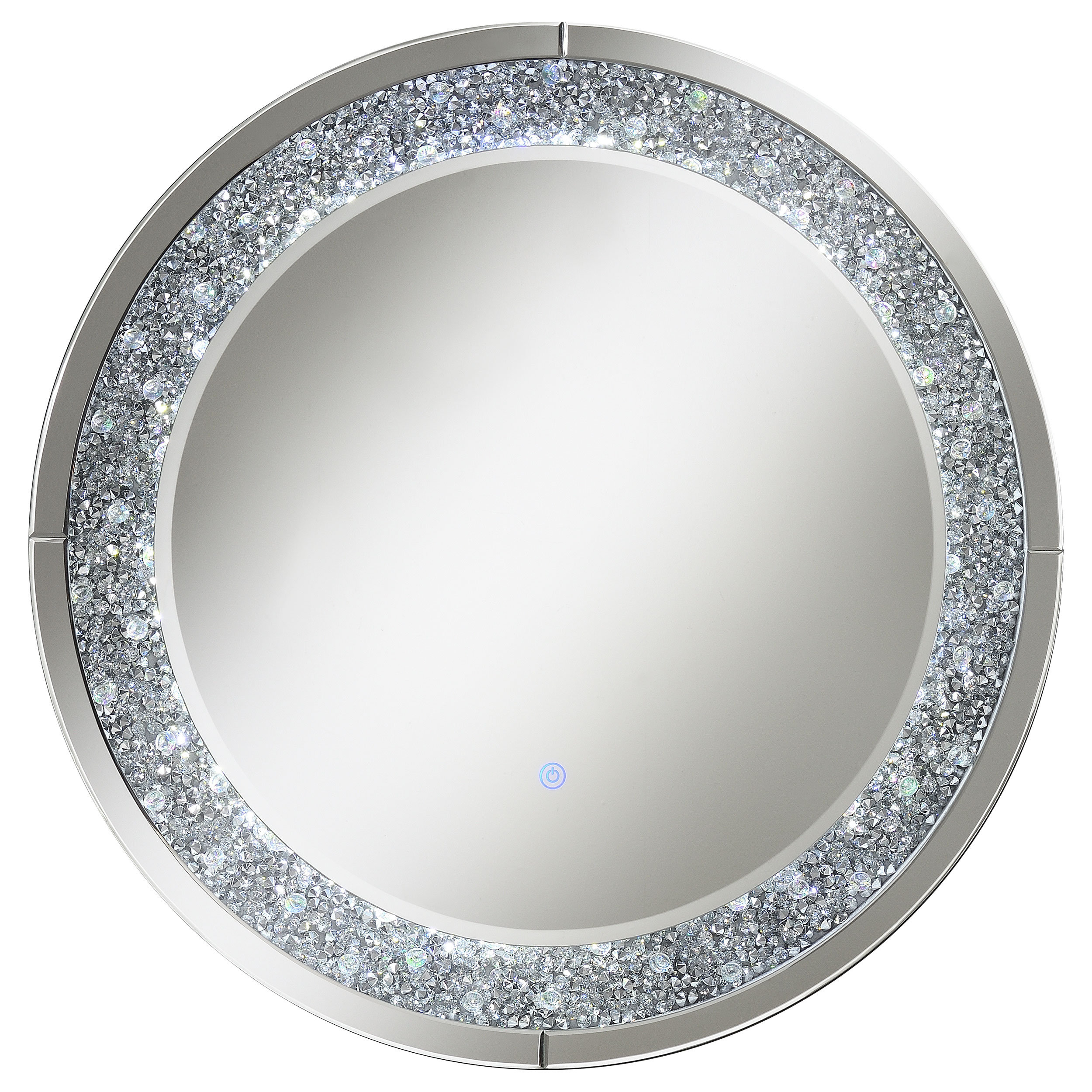 Everly Quinn Elmer Led Accent Wall Mirror | Wayfair