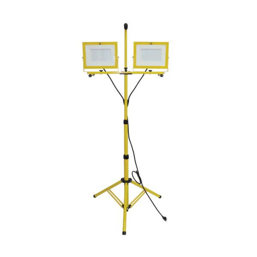 HomLux 30,000 Lumen 5000K LED Work Light Dual Head Tripod | Wayfair