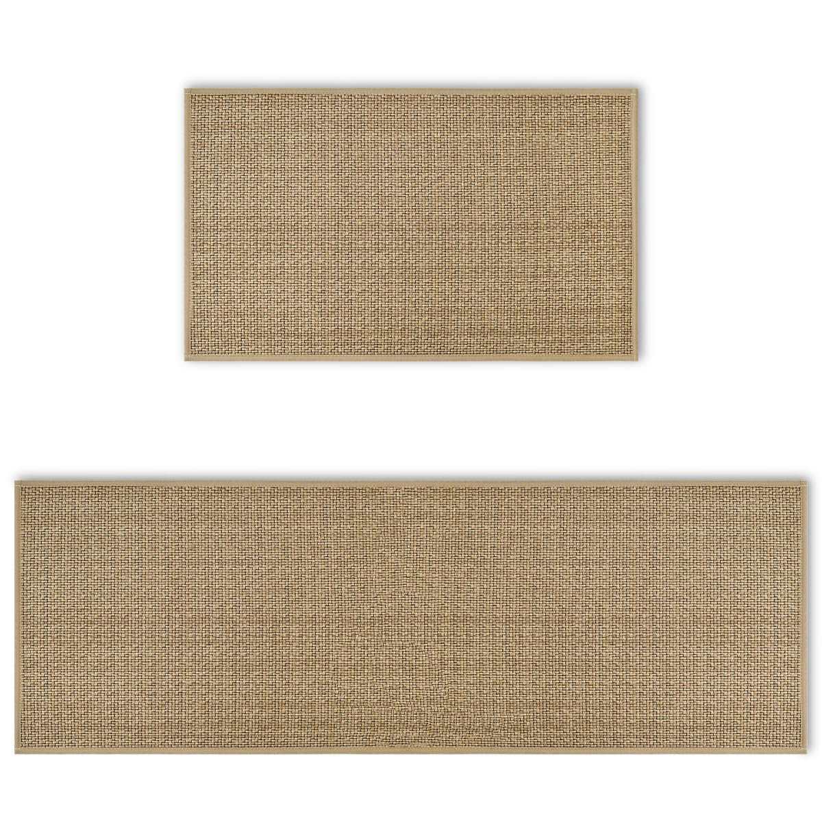Latitude Run® Washable Non-Slip Kitchen Rugs And Mats Set Of 2, Rubber ...