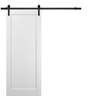 SARTODOORS Quadro Panelled Barn Door with Installation Hardware Kit ...