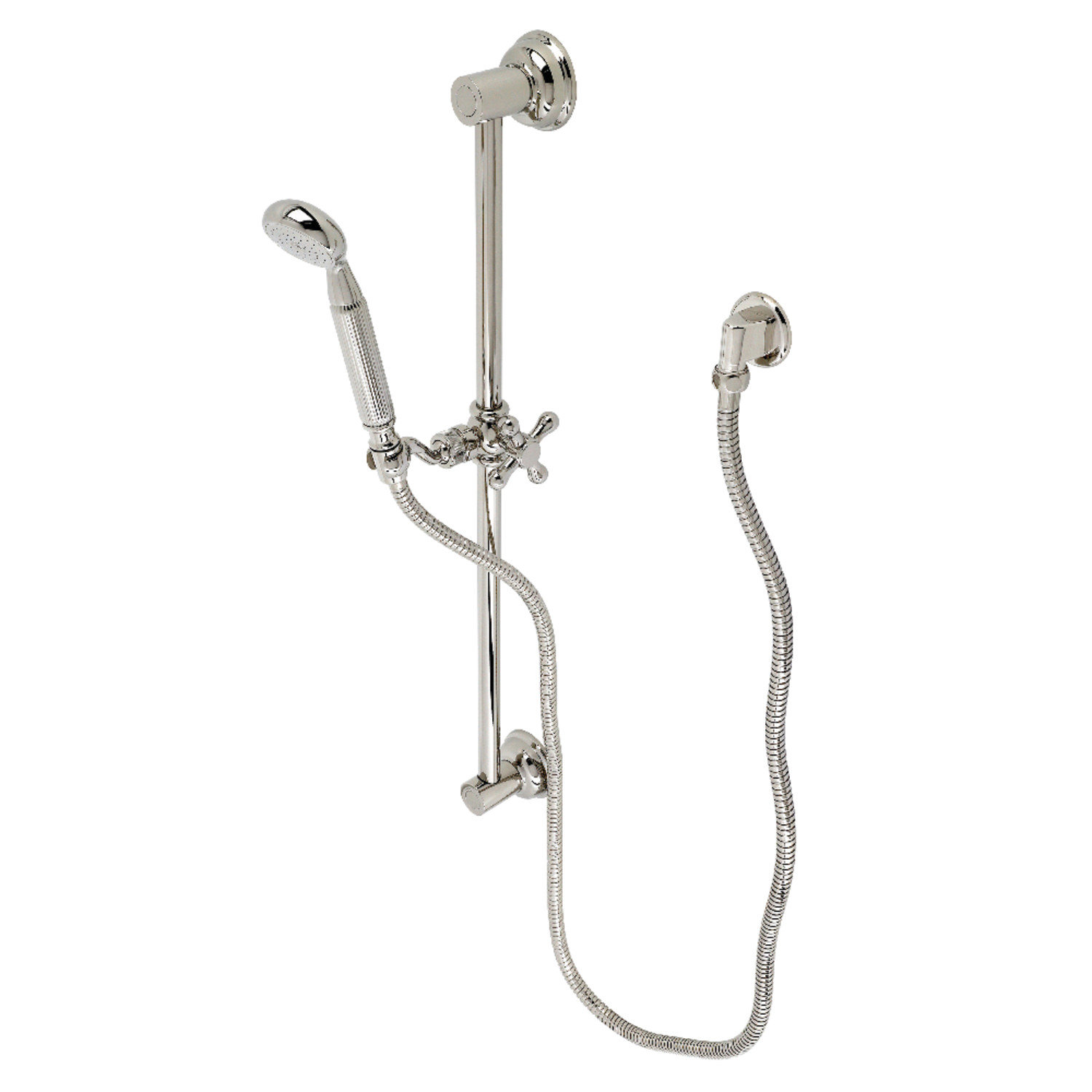 Kingston Brass Made to Match Shower System with Slide/Grab Bar and Hand ...