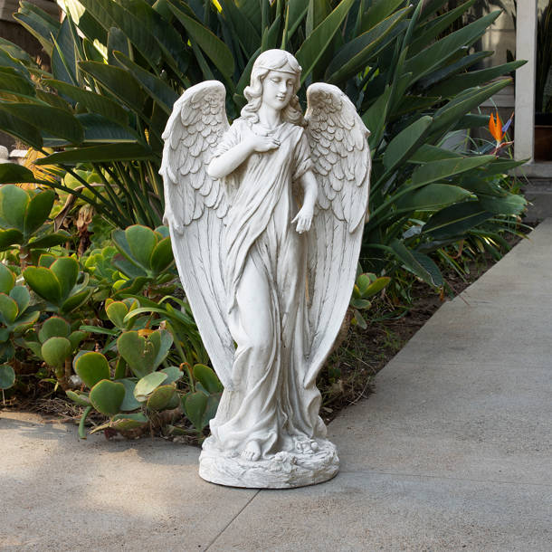 Design Toscano Angel with Winarden Dish Garden Statue & Reviews | Wayfair