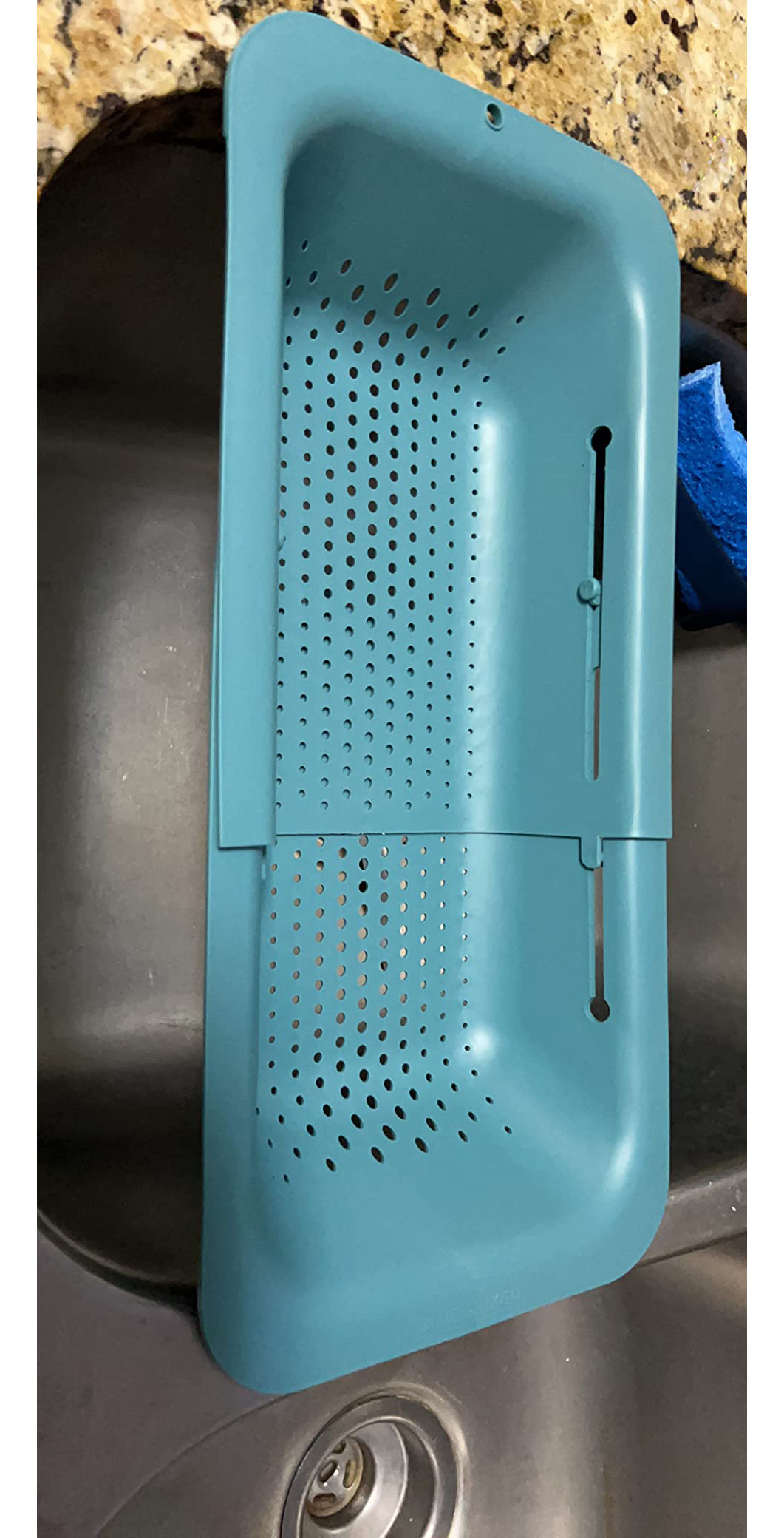 MODVAT Grey Pack of 2 Sink Colander Baskets Extendable Kitchen ...