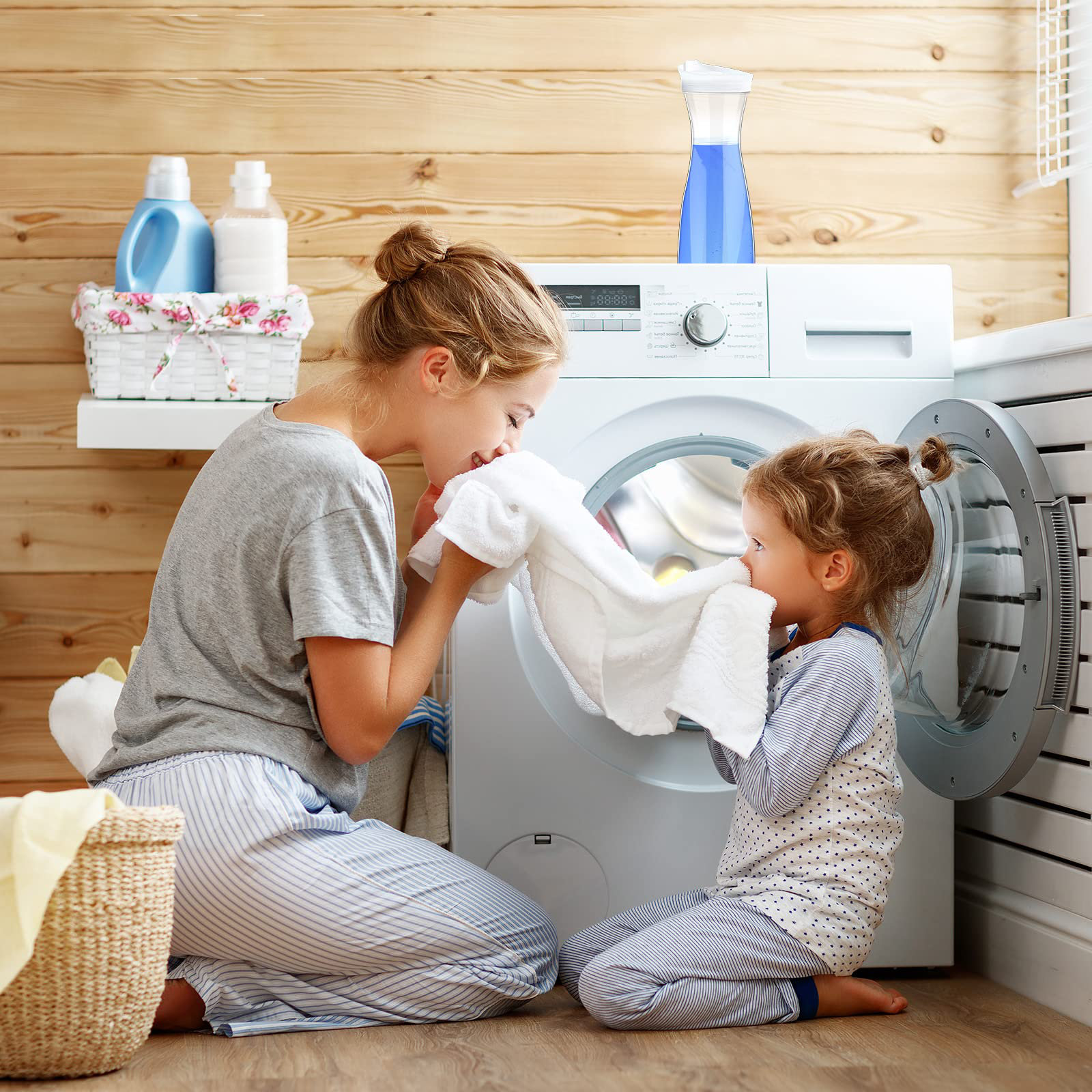 Mint Pantry® 12 Pieces Water Carafes With Lid, Juice Container Pitcher ...