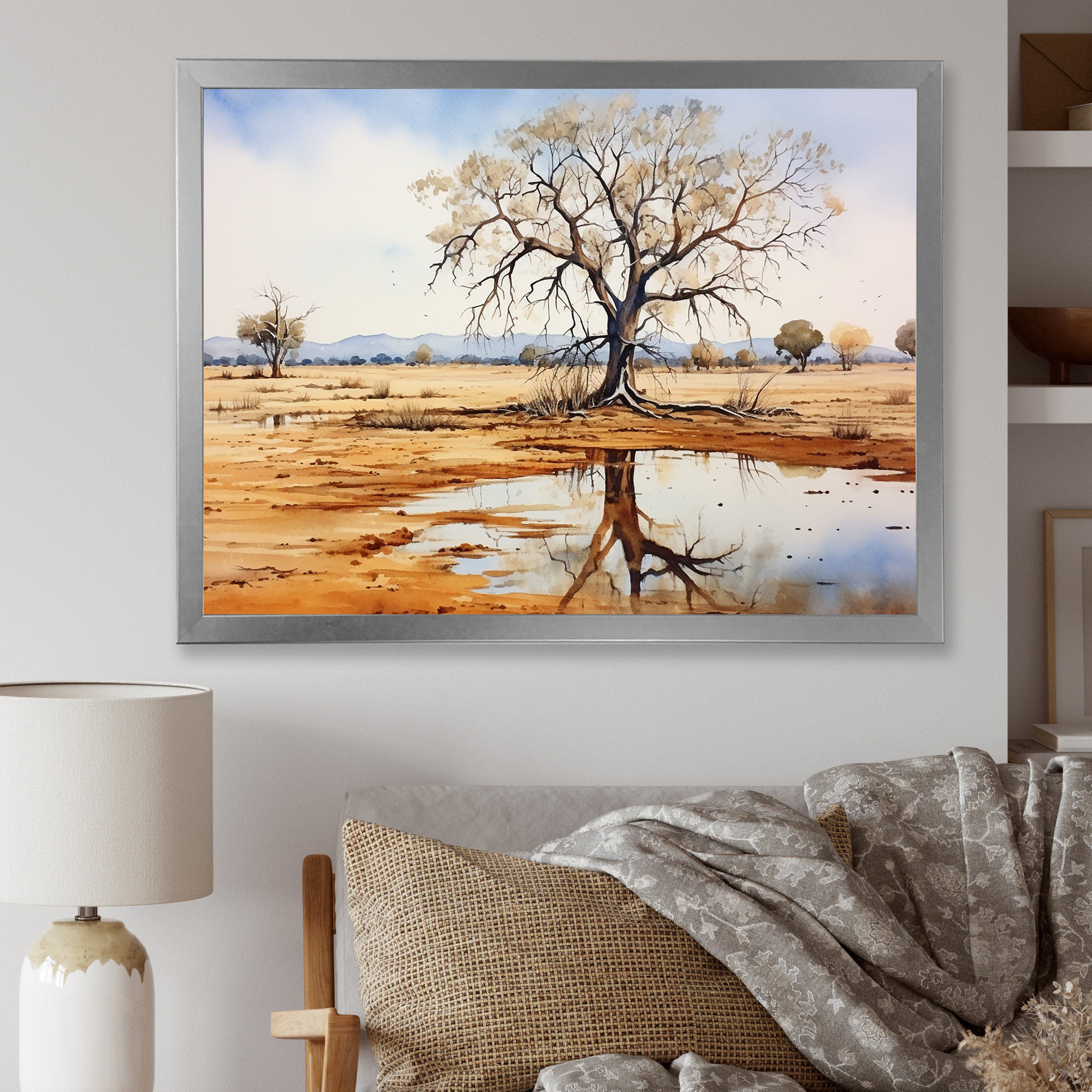 Red Barrel Studio® Australian Outback Landscape V - Australia Wall Art ...