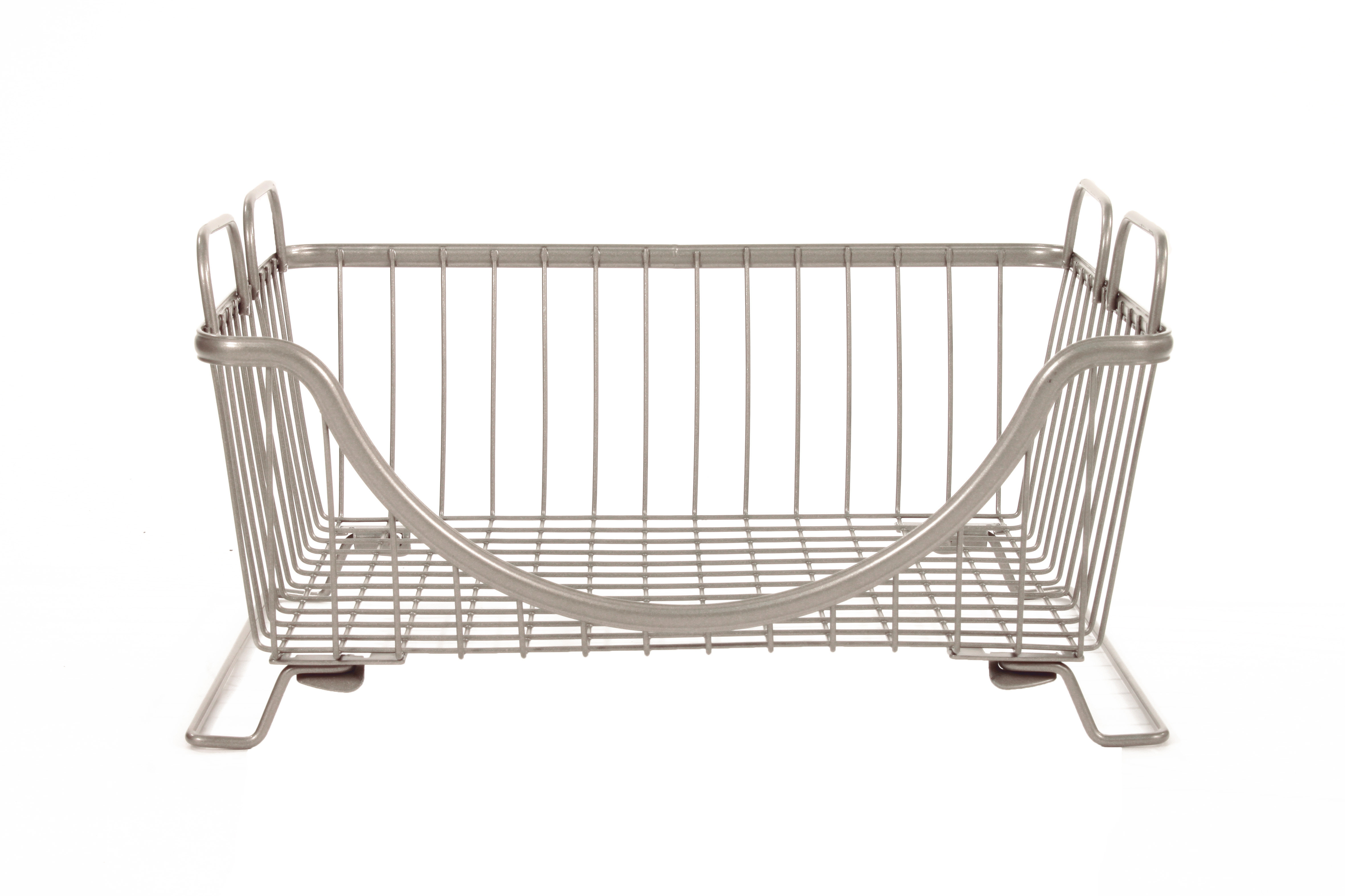 Dotted Line™ Albie Stackable Metal/Wire Basket & Reviews | Wayfair
