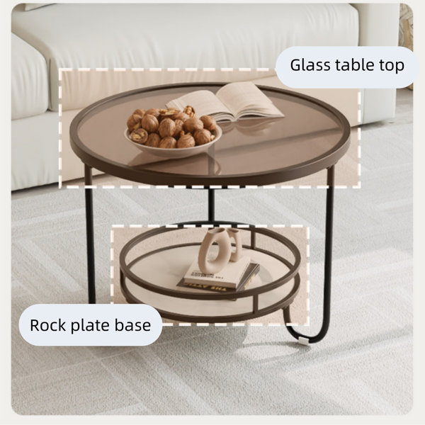 Mercer41 Double Round Coffee Table | Wayfair