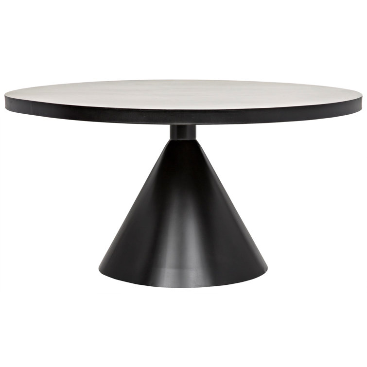 Noir Cone Round Dining Table | Perigold