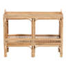 Bay Isle Home™ Lombok Modern Bohemian Rattan Console Table & Reviews ...
