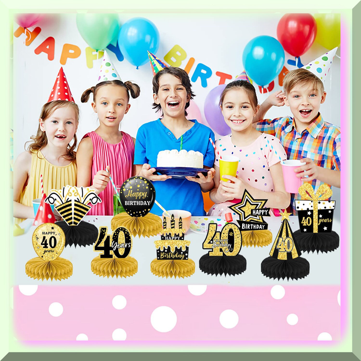 BRBCA 60-Piece 50s Party Decorations Hanging Swirls | Wayfair