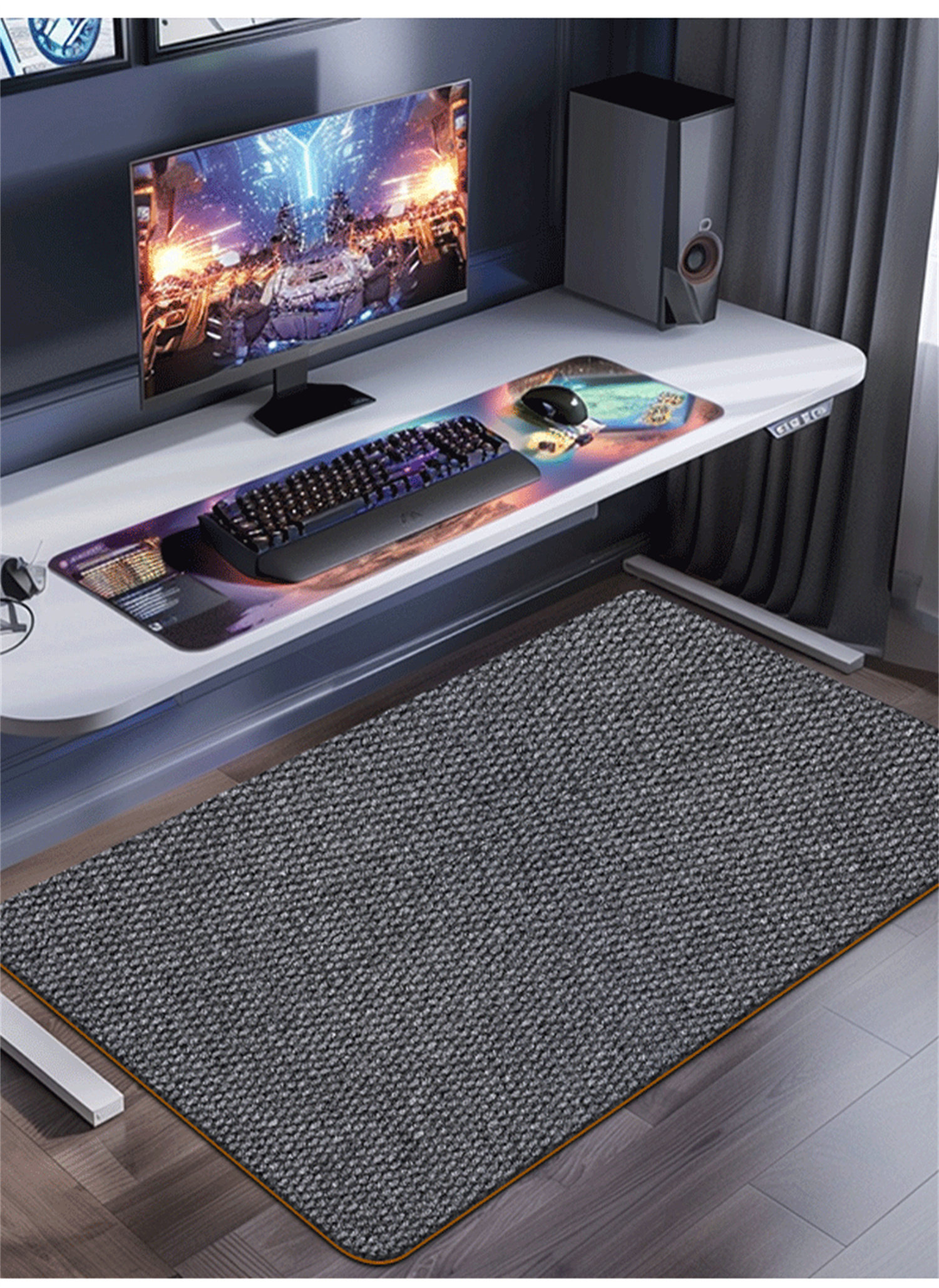 JINXI Computer Chair Mat, Desk Chair Swivel Chair, Gaming Chair Mat ...