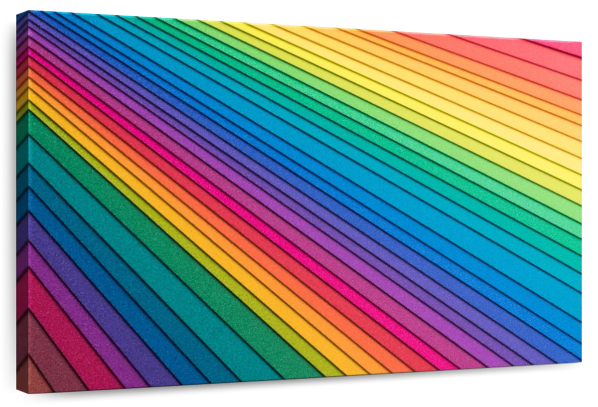 Trinx Khyir Rainbow Paper Stack | Wayfair