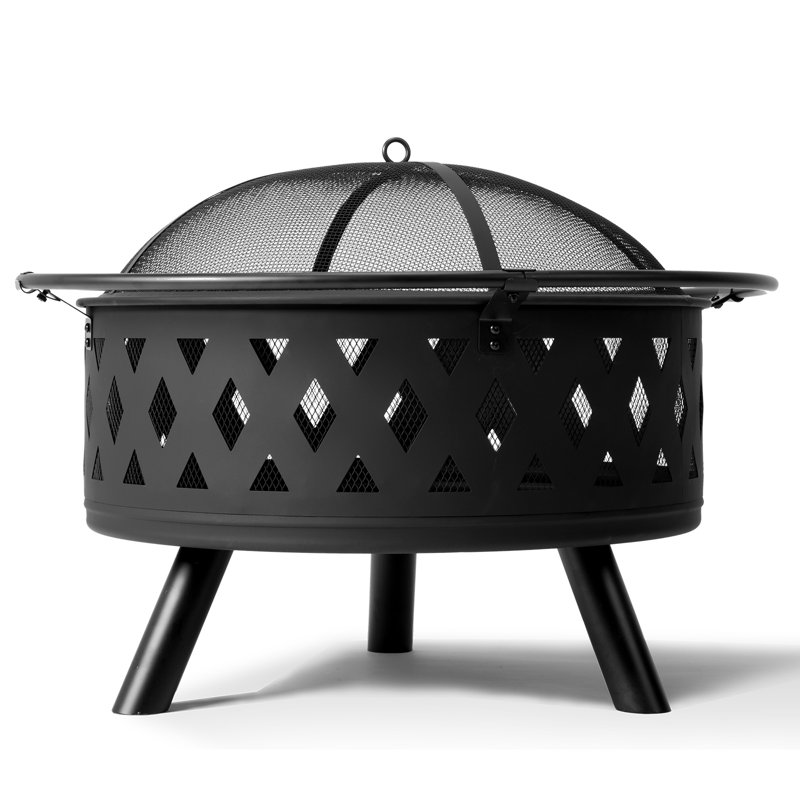 Winston Porter Outdoor 32 In. Alloy Steel Fire Pit & Reviews | Wayfair