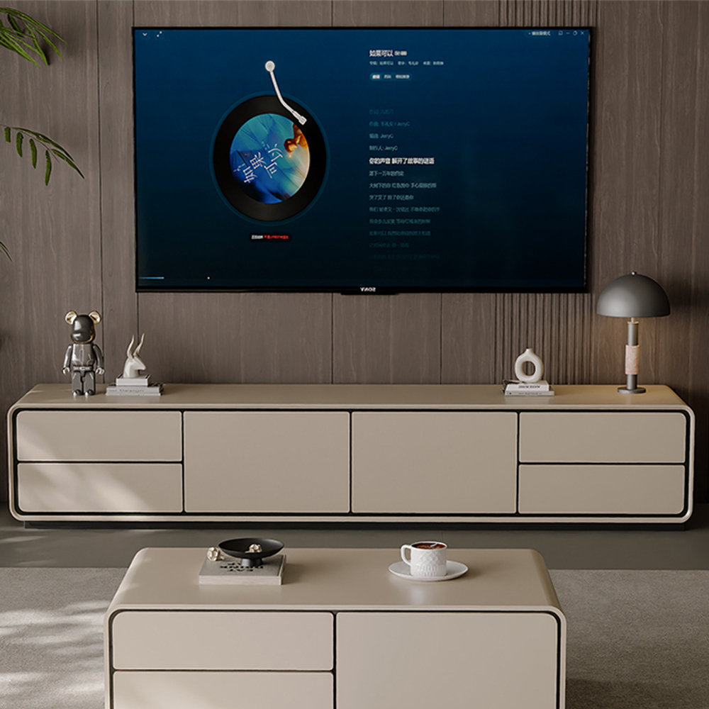 Bkoksety Multi-layer solid wood advanced TV cabinet | Wayfair