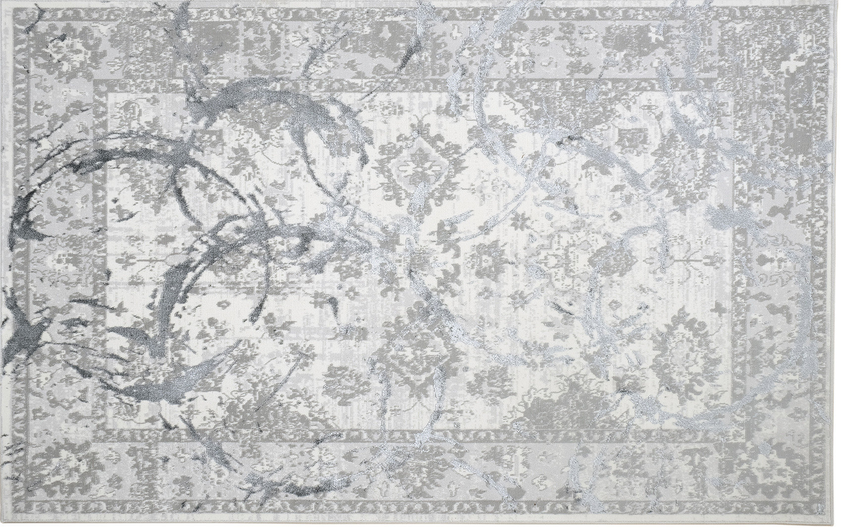 Darby Home Co 5' x 8' Gray Abstract Area Rug | Wayfair