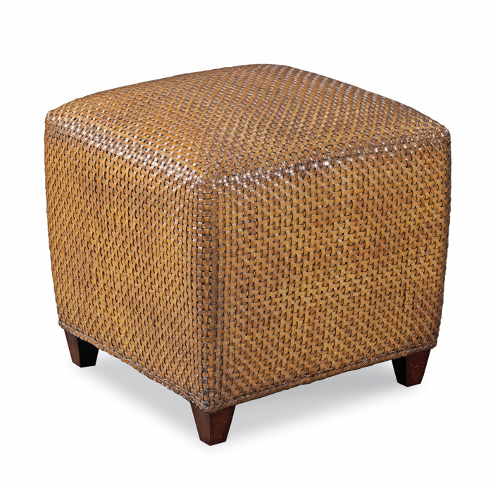WoodbridgeFurniture Hassek 18" Square Cube Ottoman & Reviews | Perigold