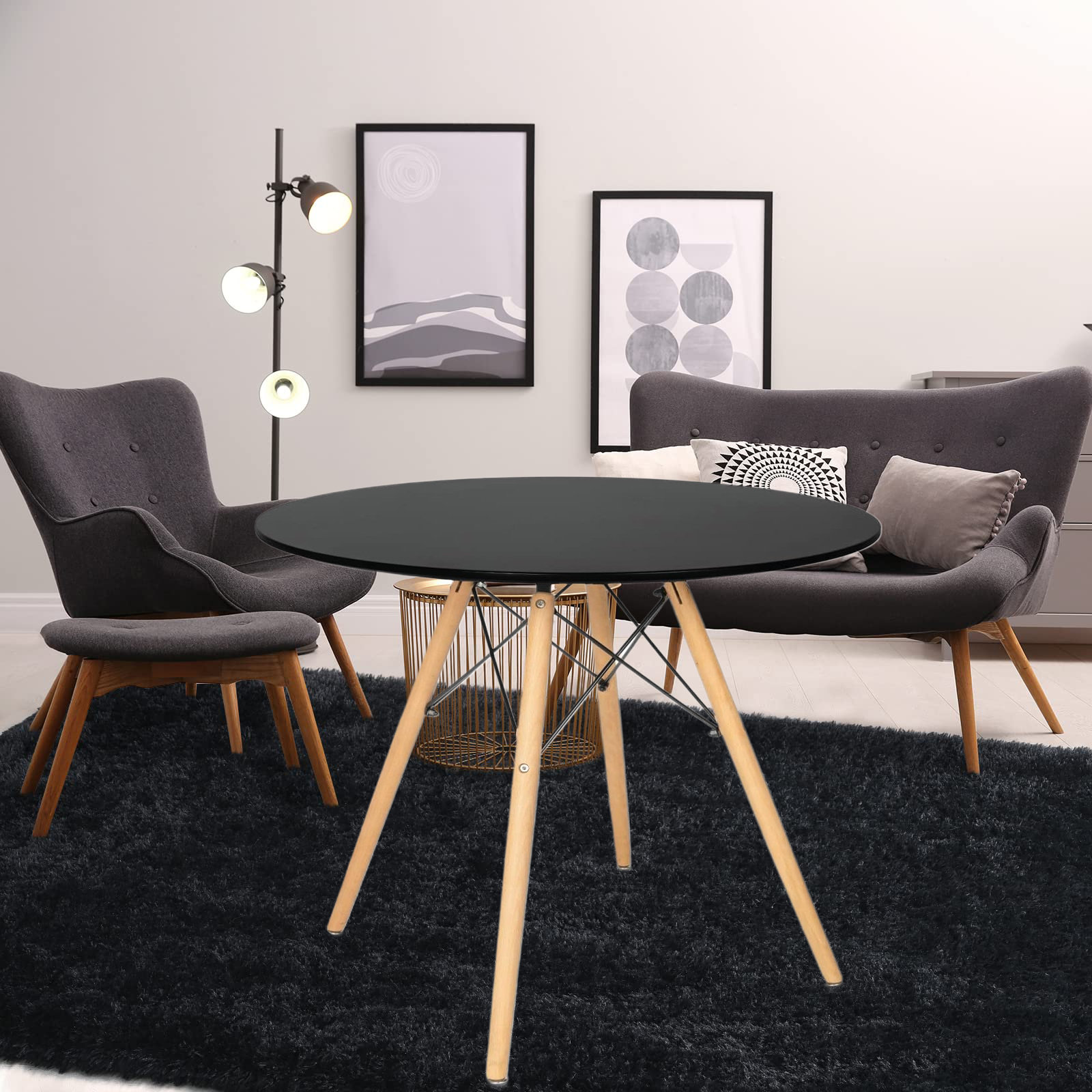 George Oliver Dining Table, Round Table In Modern Style, Table For ...