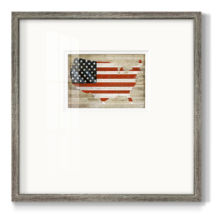 Breakwater Bay American Flag Framed On Paper Print - Wayfair Canada