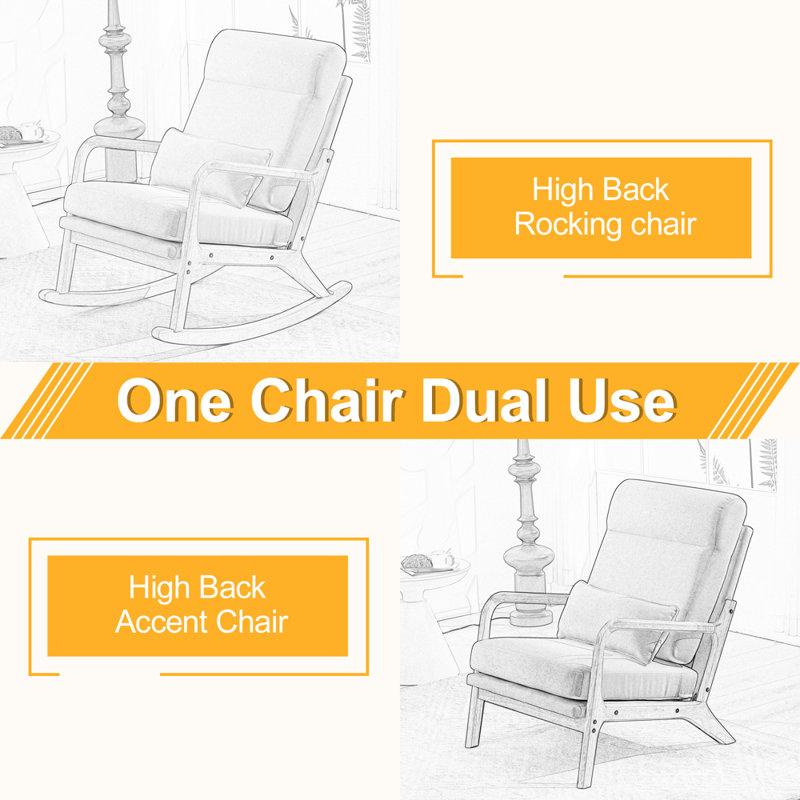 George Oliver Rocking Chair & Reviews | Wayfair