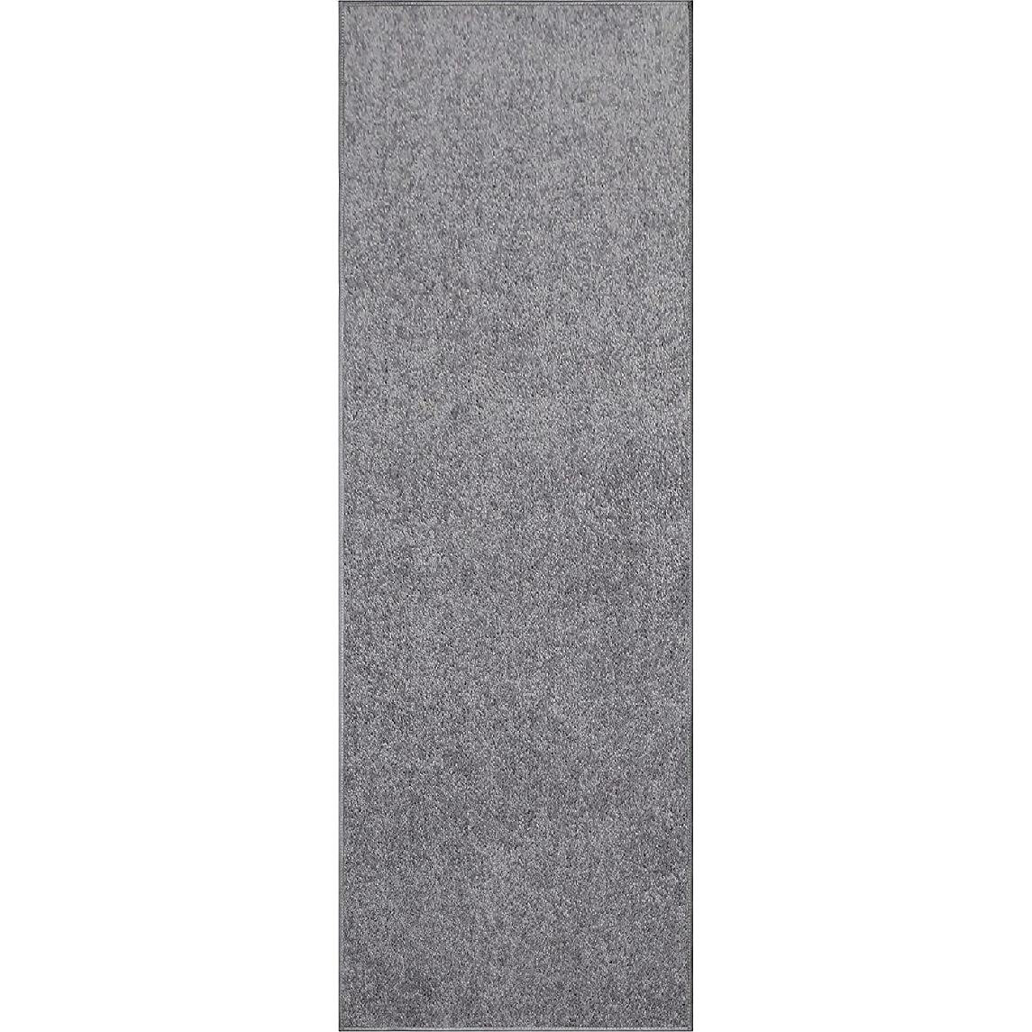 Latitude Run® Solid Color Machine Woven Polyester Area Rug in Gray ...