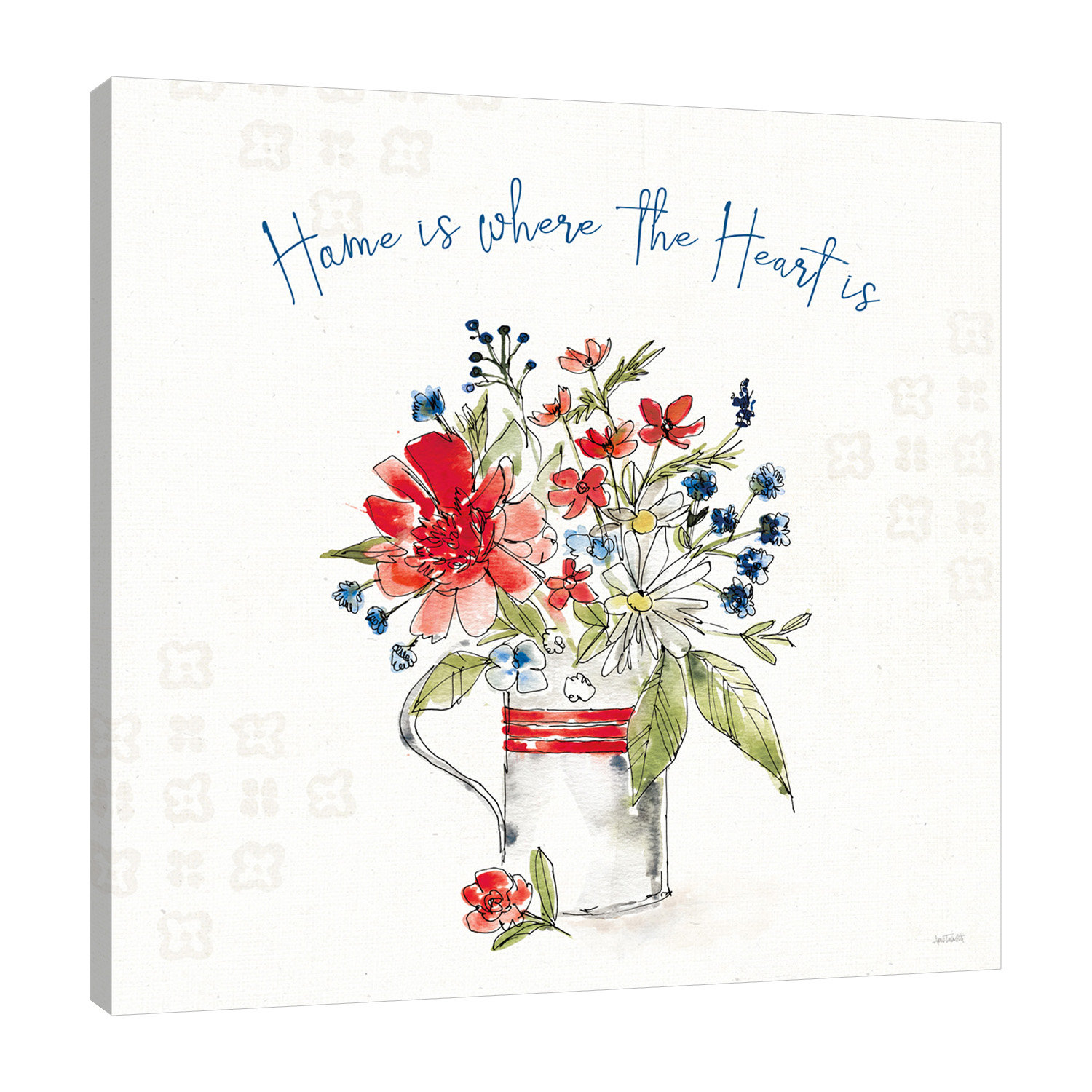 Trinx "Americana Mood II" Gallery Wrapped Canvas By Anne Tavoletti ...